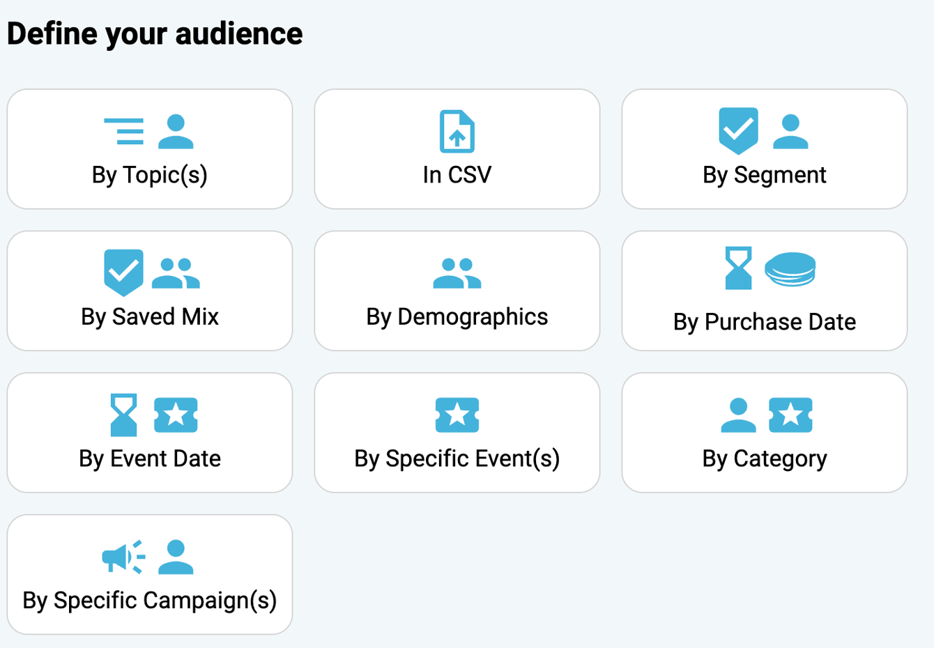 Creating segments from the Segment Mixer